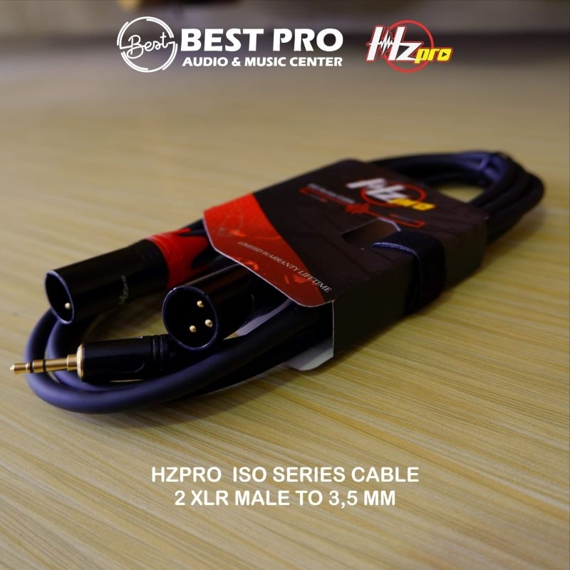 Jual HZ PRO ISO SERIES CABLE (2 XLR MALE TO 3,5 MM) | Shopee Indonesia