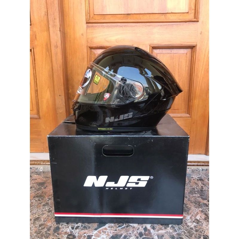 Jual HELM NJS ZX1R SOLID FULL WARNA ORIGINAL PRODUK | Shopee Indonesia