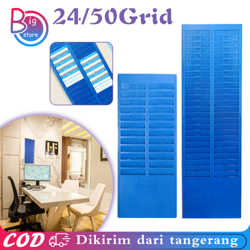 Jual Isi 24/50 Sheet Tempat Kartu Absensi Rak Absensi Kartu Tempat ...