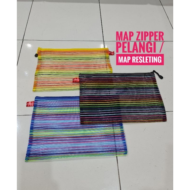Jual MAP FILE RESLETING / MAP ZIPPER UNTUK DOKUMEN MAP ZIPPER PELANGI ...