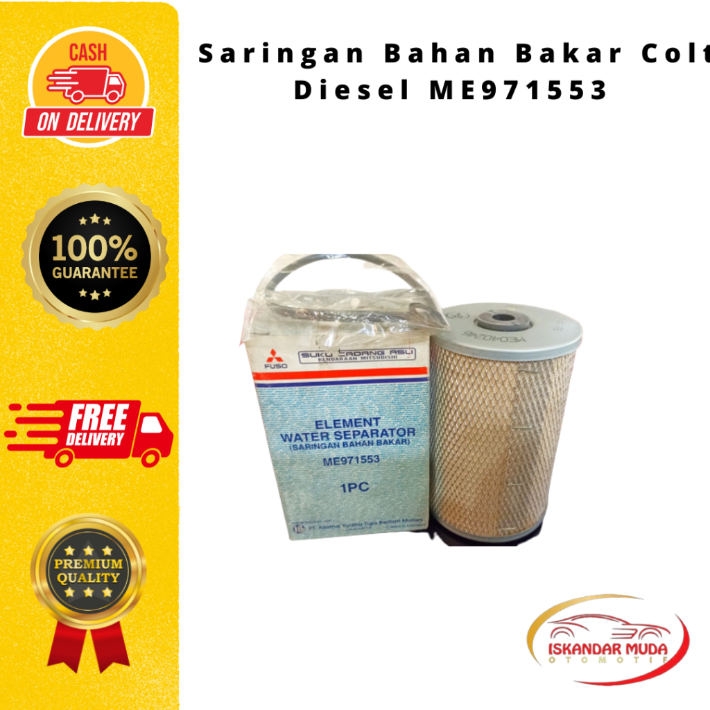 Jual Filter Solar Bawah Colt Diesel/ Fuso/ Ragasa ORI KTB ME971553 ...