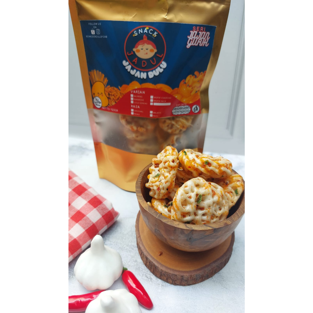 Jual Kerupuk Seblak Rafael Pedas Viral 125gr Snack Jadul Murah Gurih ...