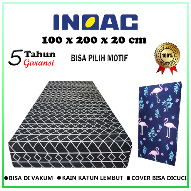 Jual INOAC Kasur Busa 100 x 200 x 20 cm Garansi 5 Tahun | Shopee Indonesia
