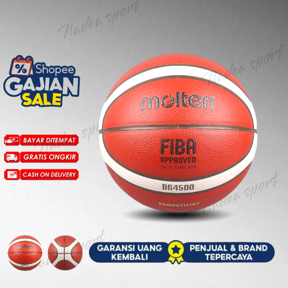 Jual MOLTEN Bola basket original asli molten tipe BG4500/5000 kulit bintik no 1 ori size 7 ...