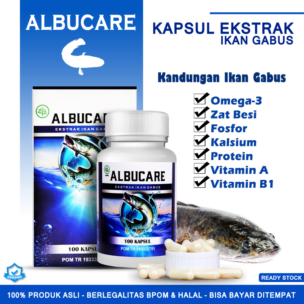 Jual Obat Hipoalbuminemia, Albumin Darah Rendah - KAPSUL EKSTRAK IKAN ...