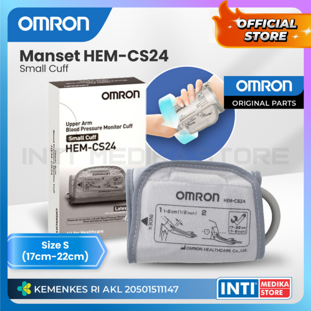 Jual OMRON - Manset Tensimeter Digital ORIGINAL OMRON | Cuff Tensi S M ...
