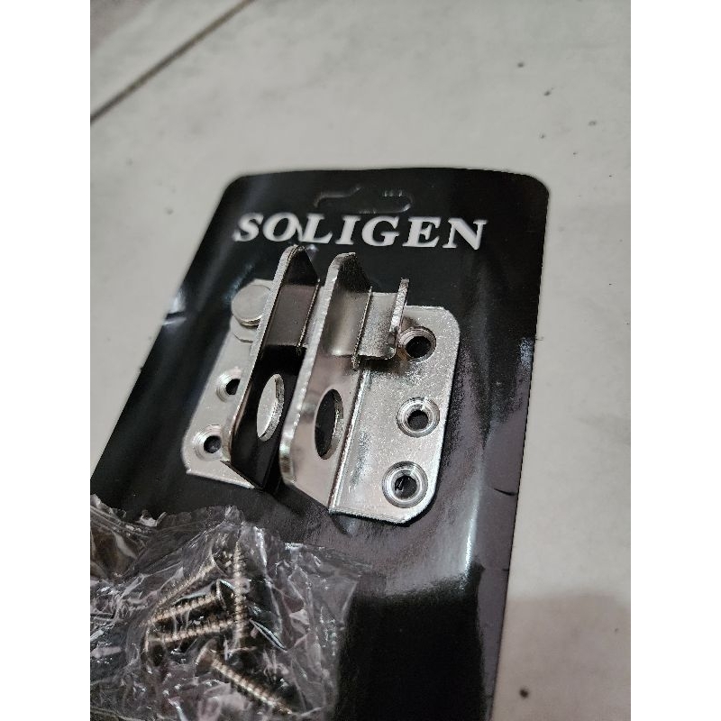 Jual slot pintu geser stainless / grendel pintu geser / overpal gembok ...