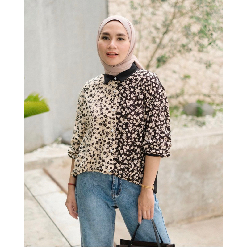 Jual Miyasa Tulle/Janice Blouse/Brunerra Blouse by KALANI LABEL | Shopee Indonesia