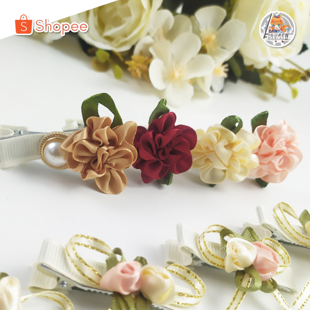 Jual Figure Maniac - Jepit Rambut Bunga Flower Jepit Rambut Cute isi 2 ...
