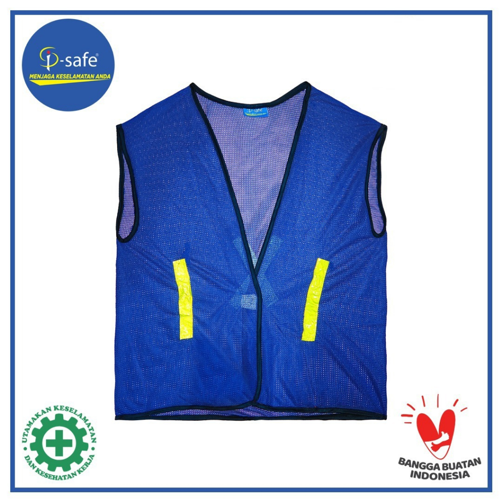 Jual i-Safe Safety Vest/Rompi Safety/Rompi Proyek Jaring X Semi ...