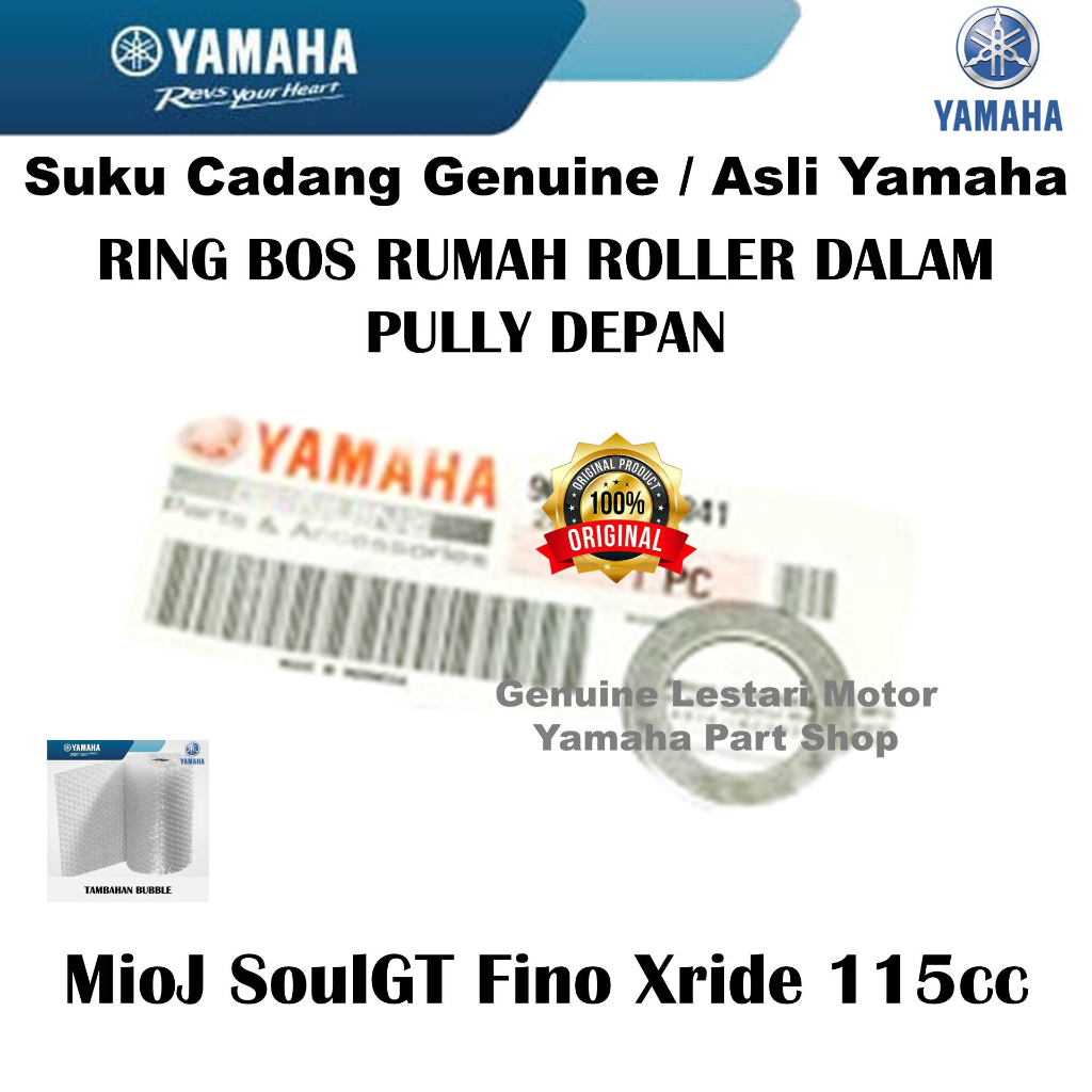 Jual Ring Bos Rumah Roller Dalam Puli Pully Depan MioJ SoulGT Fino ...