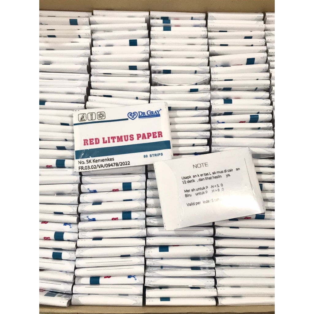 Jual Kertas Lakmus Asam Basa Untuk Tes Air Ketuban Ibu Hamil Red or ...