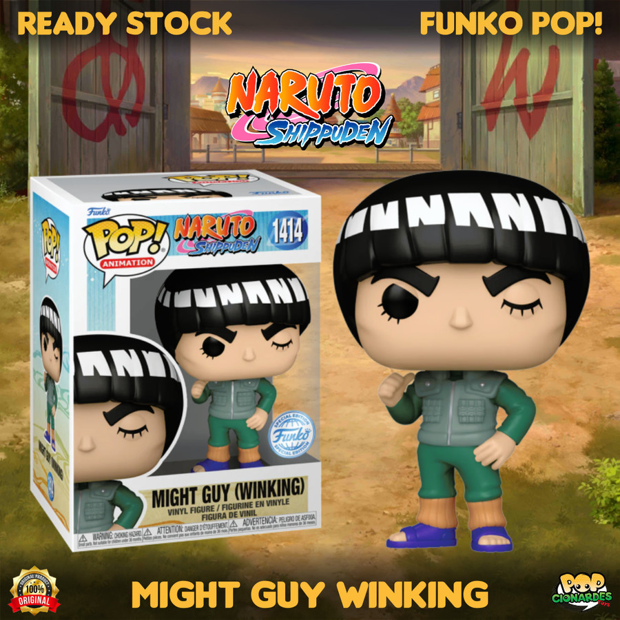 Jual Funko POP Animation - Naruto Shippuden - Might Guy (Winking) Exc ...