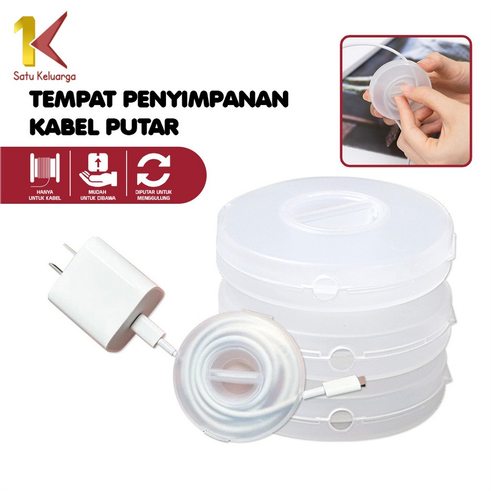 Jual Satu Keluarga Tempat Penyimpanan Kabel Data C896 Kotak Organizer ...