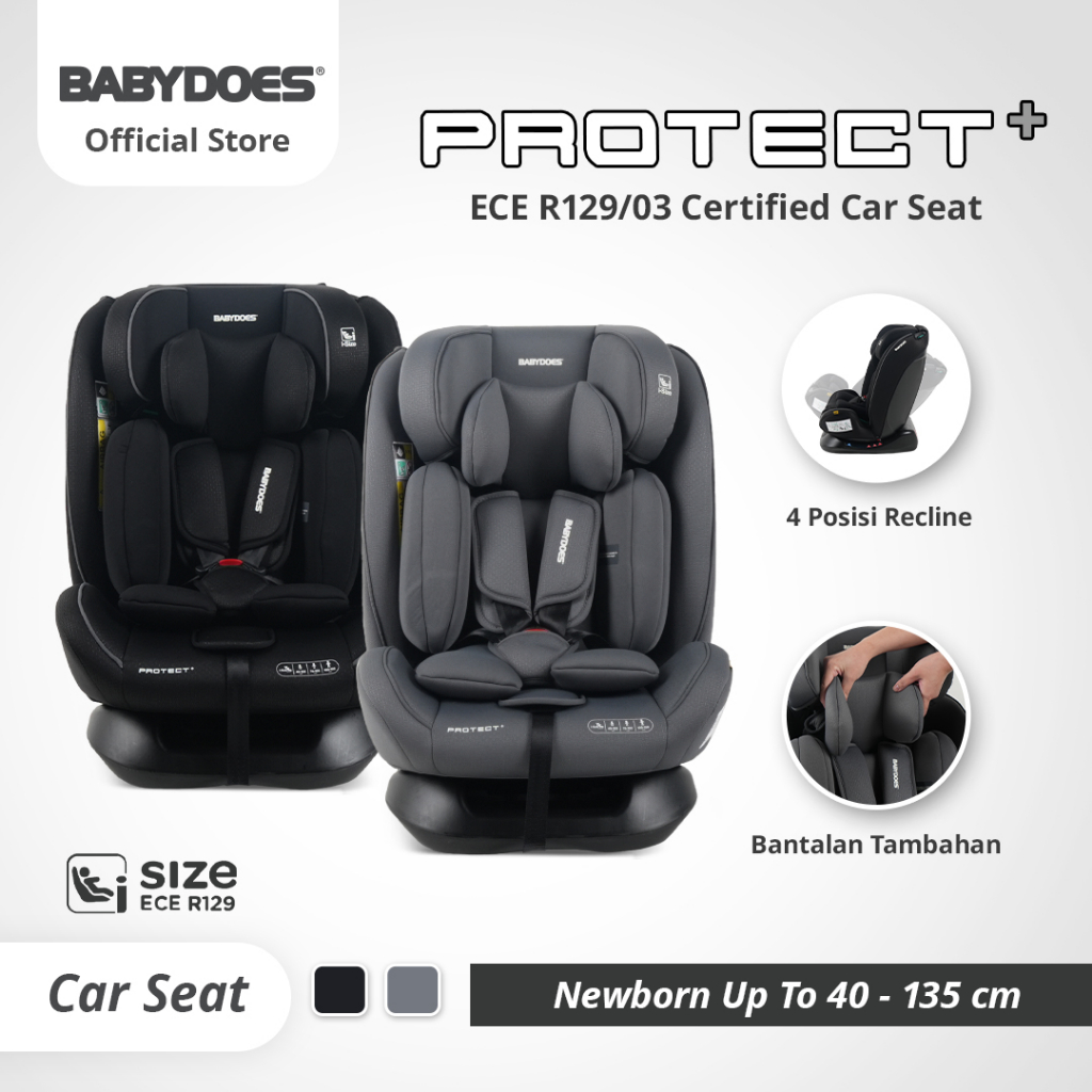 Jual BABYDOES CARSEAT PROTECT+ ECE R129/03 Certified Carseat | Shopee ...