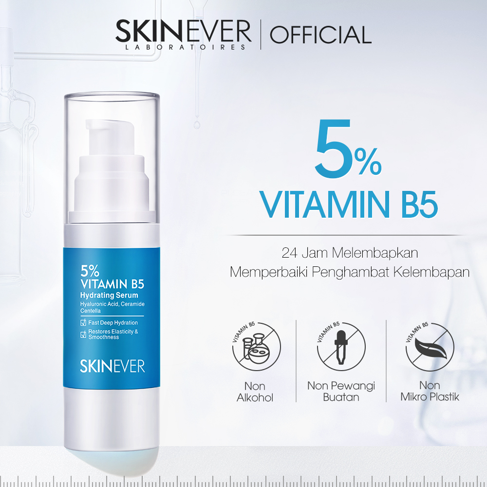 Jual SKINEVER 5% VB5 Serum Pelembab Hidrasi Dalam Intensif Pelembab Anti Kerut Anti Alergi Gel ...