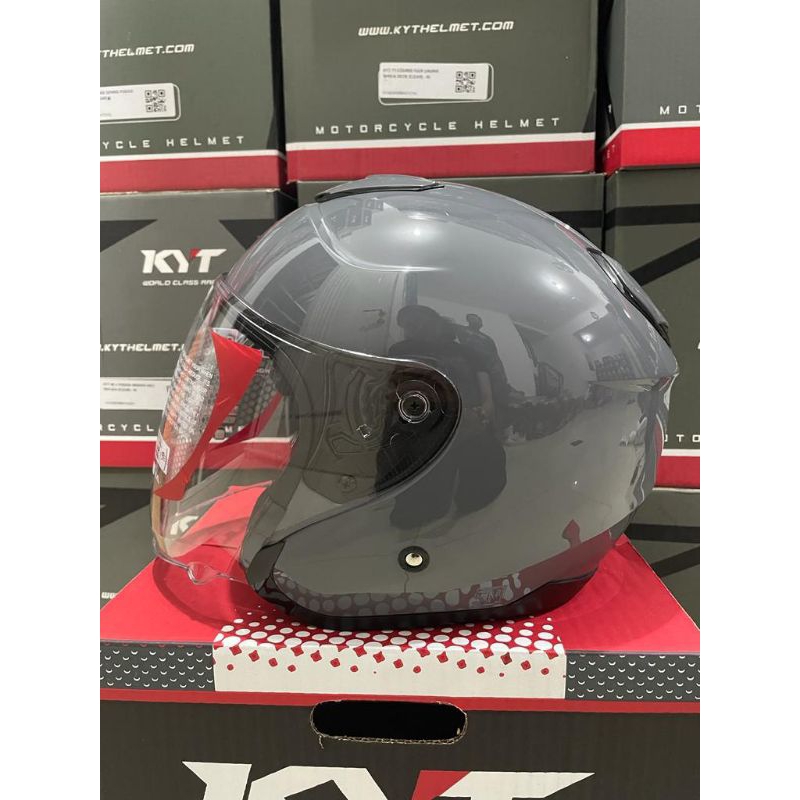 Jual KYT KYOTO R SOLID original kyt | Shopee Indonesia