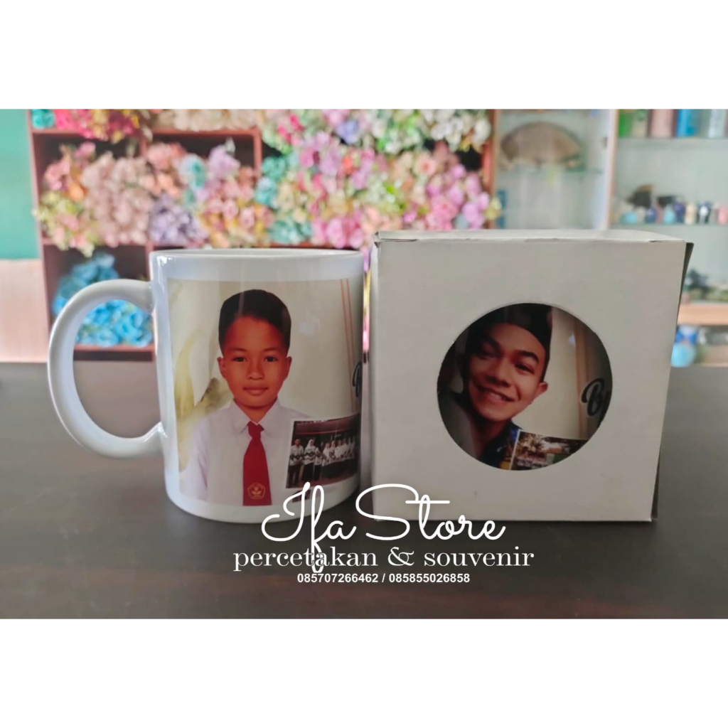 Jual Mug Gelas Custom Keramik/ bisa Custom Foto-kado ultah unik gift ...