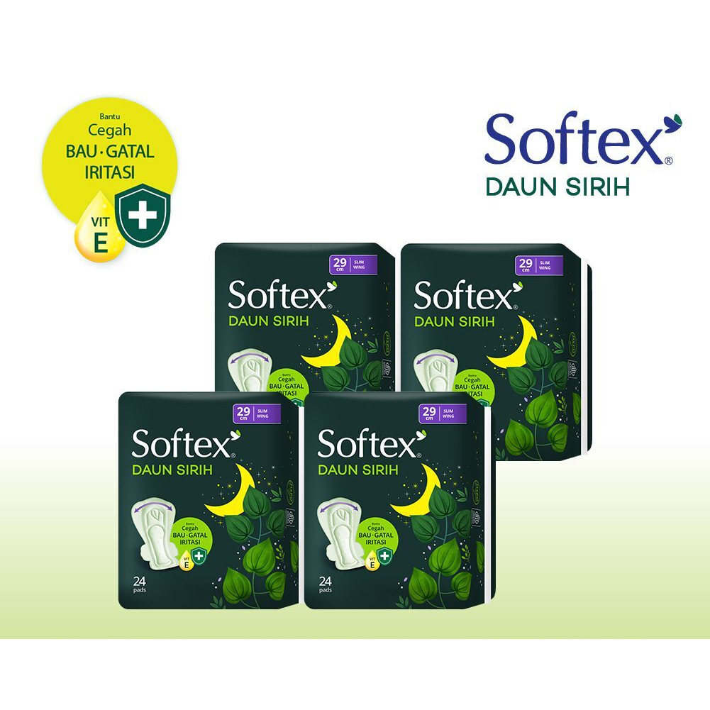 Jual Softex Daun Sirih Pembalut Extra Heavy Flow | Shopee Indonesia