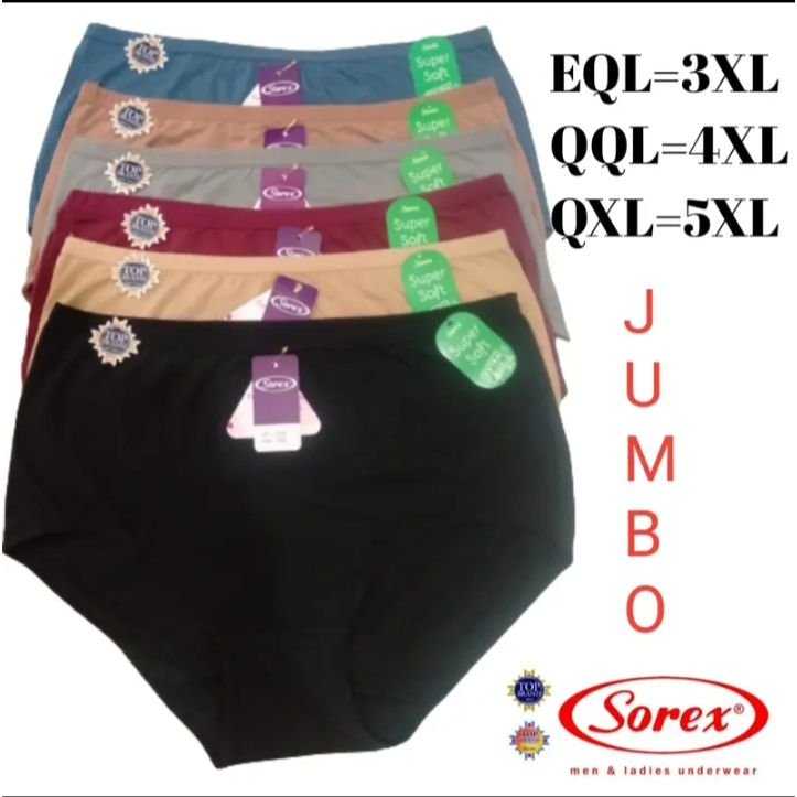 Jual Paket Promo 3-6-12 pcs CD SOREX JUMBO Super Soft art 1248 Celana Dalam Wanita Pakain Dalam ...