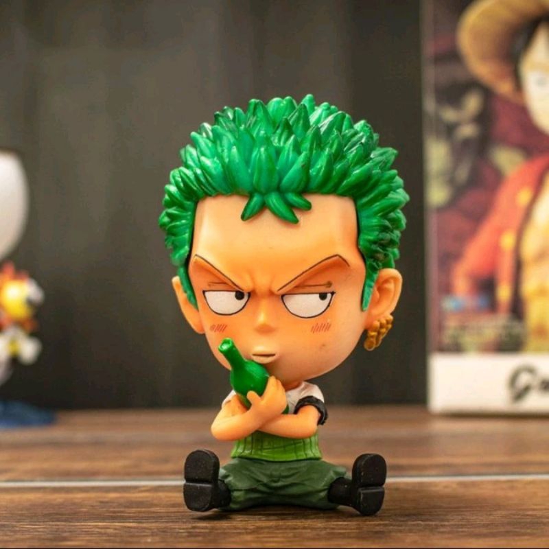 Jual Action figure one piece Zoro chibi | Shopee Indonesia