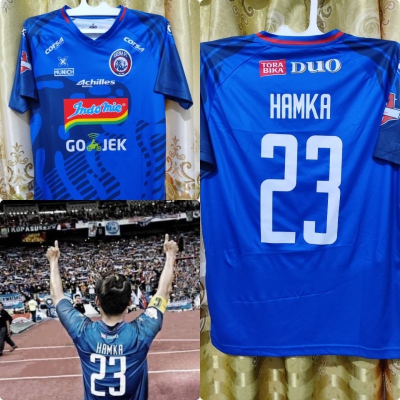 Jual Jersey Original Arema Malang 2019 Hamka Dendi | Shopee Indonesia