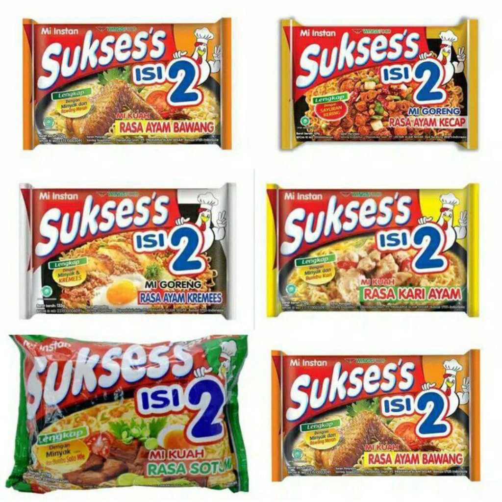Jual MIE SUKSESS GORENG RENDANG 132gr ISI 2 MI SPECIAL SUKSES | Shopee ...