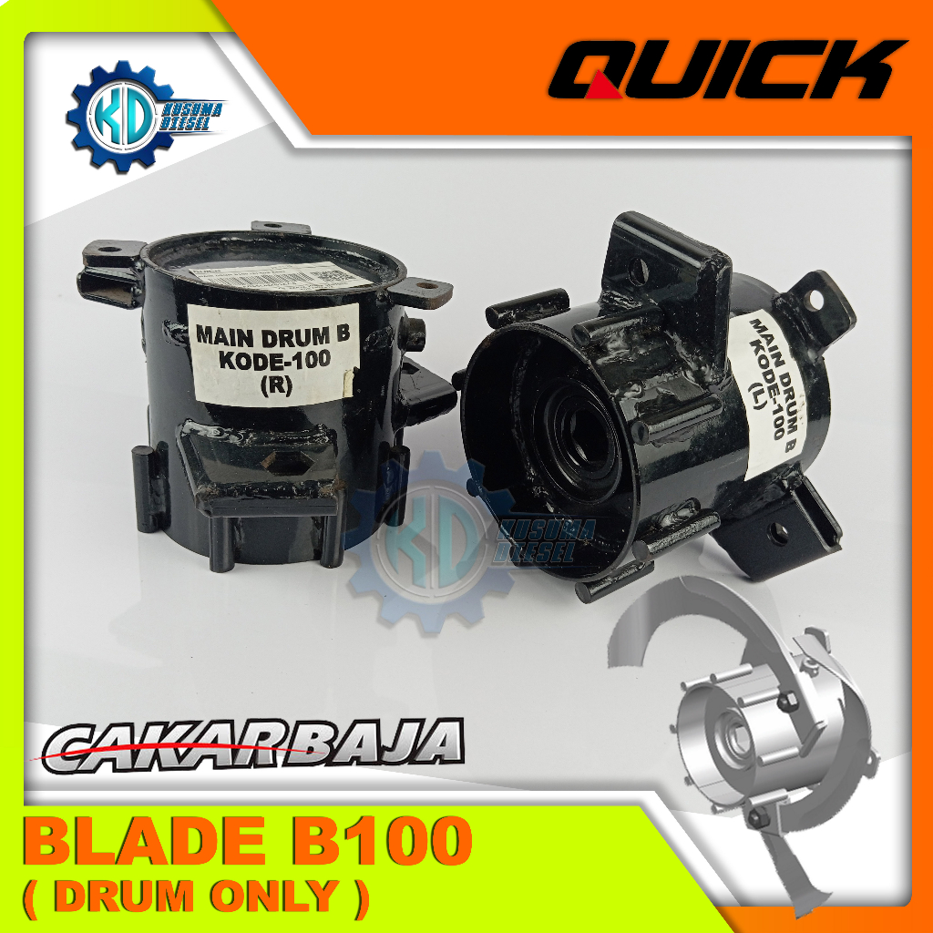 Jual DRUM ROTARY MAIN BLADE B 100 - TABUNG BLADE B100 - TABUNG SAJA ...