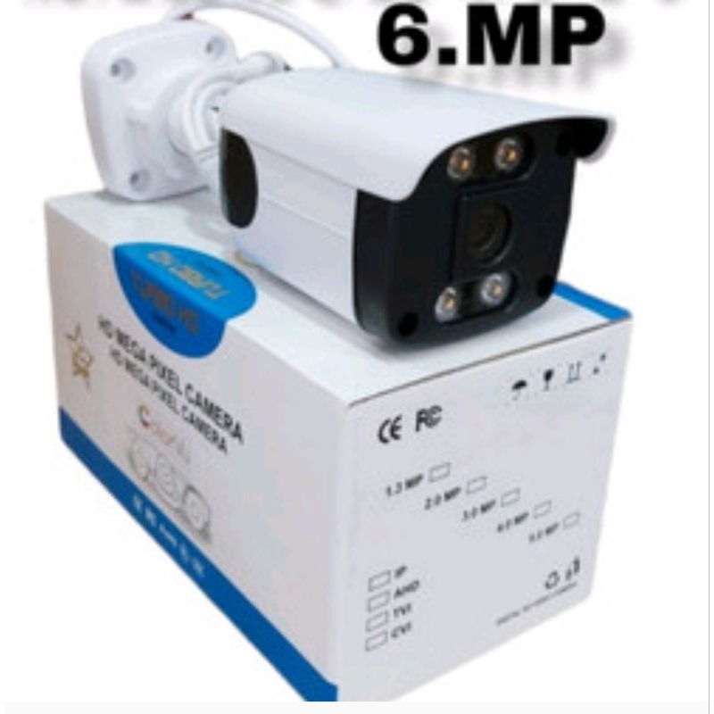 Jual CCTV OUTDOOR TURBO HD FULL COLOUR 6MP COLORVU | Shopee Indonesia