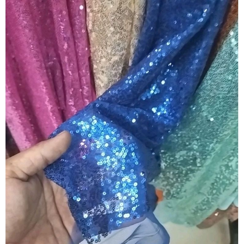 Jual bahan/kain Payet seribu/tile sequin | Shopee Indonesia