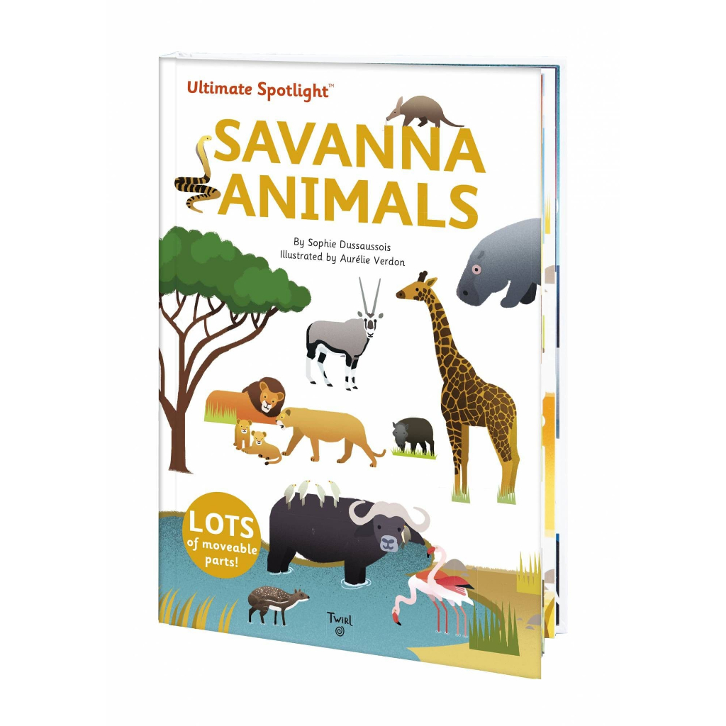 Jual Ultimate Spotlight: Savanna Animals by Twirl Original Book ...