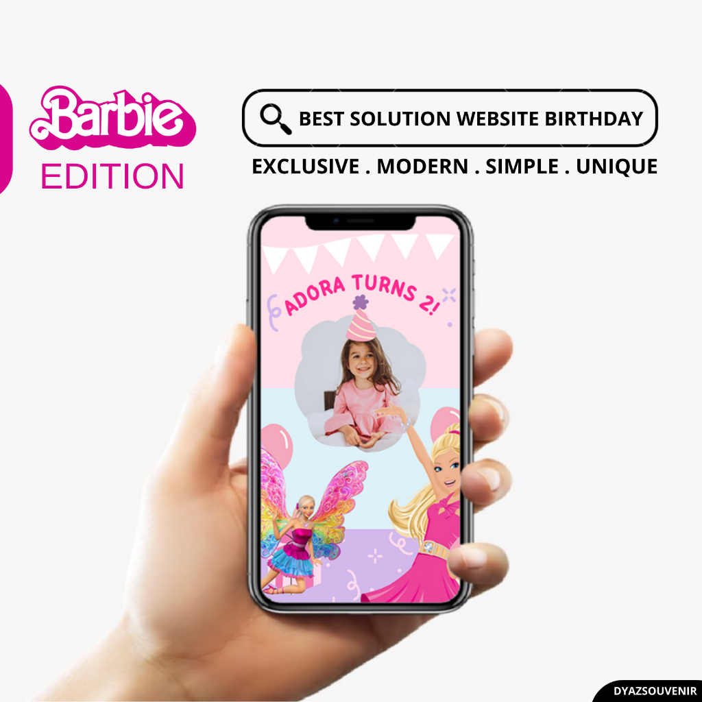 Jual UNDANGAN WEBSITE ULANG TAHUN ANAK / UNDANGAN DIGITAL ULANG TAHUN ...