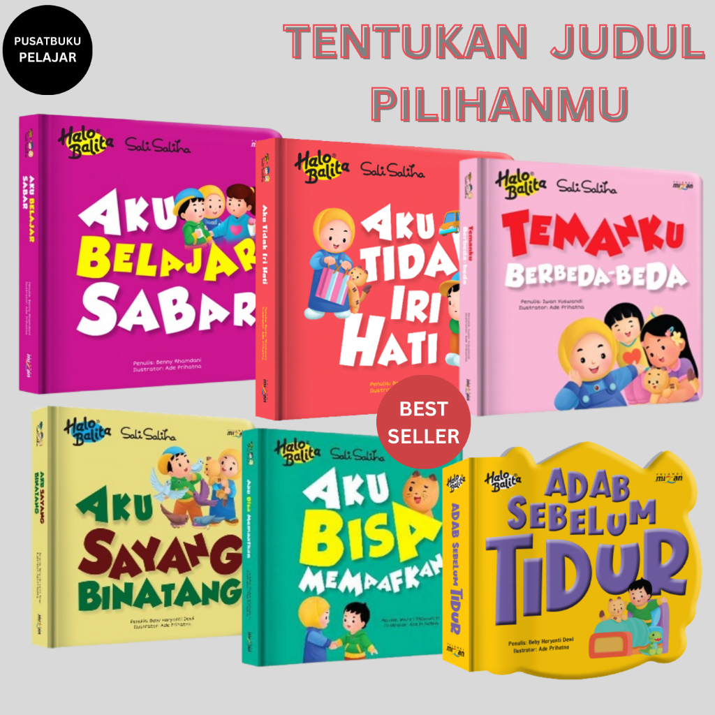 Jual BUKU DONGENG CERITA ANAK SERI HALO BALITA! ANAK TK PAUD BOARDBOOK (BEST SELLER) | Shopee ...
