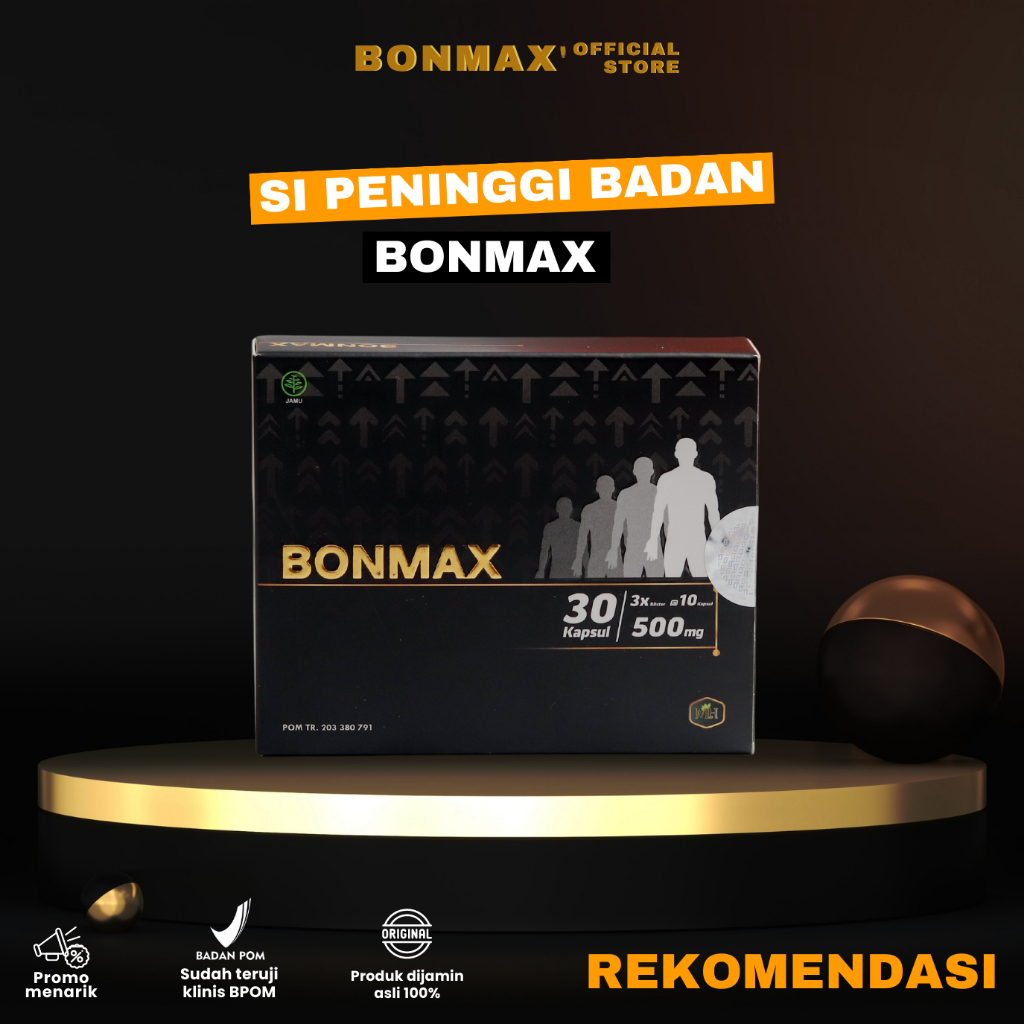 Jual Bonmax Peninggi Badan Isi 30 Kapsul | Shopee Indonesia
