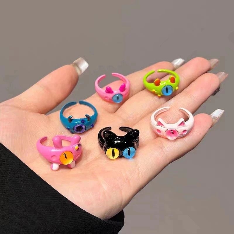 Jual Monster Cute Ring Part 1 | Cincin Pastel Adjustable Pria Wanita ...