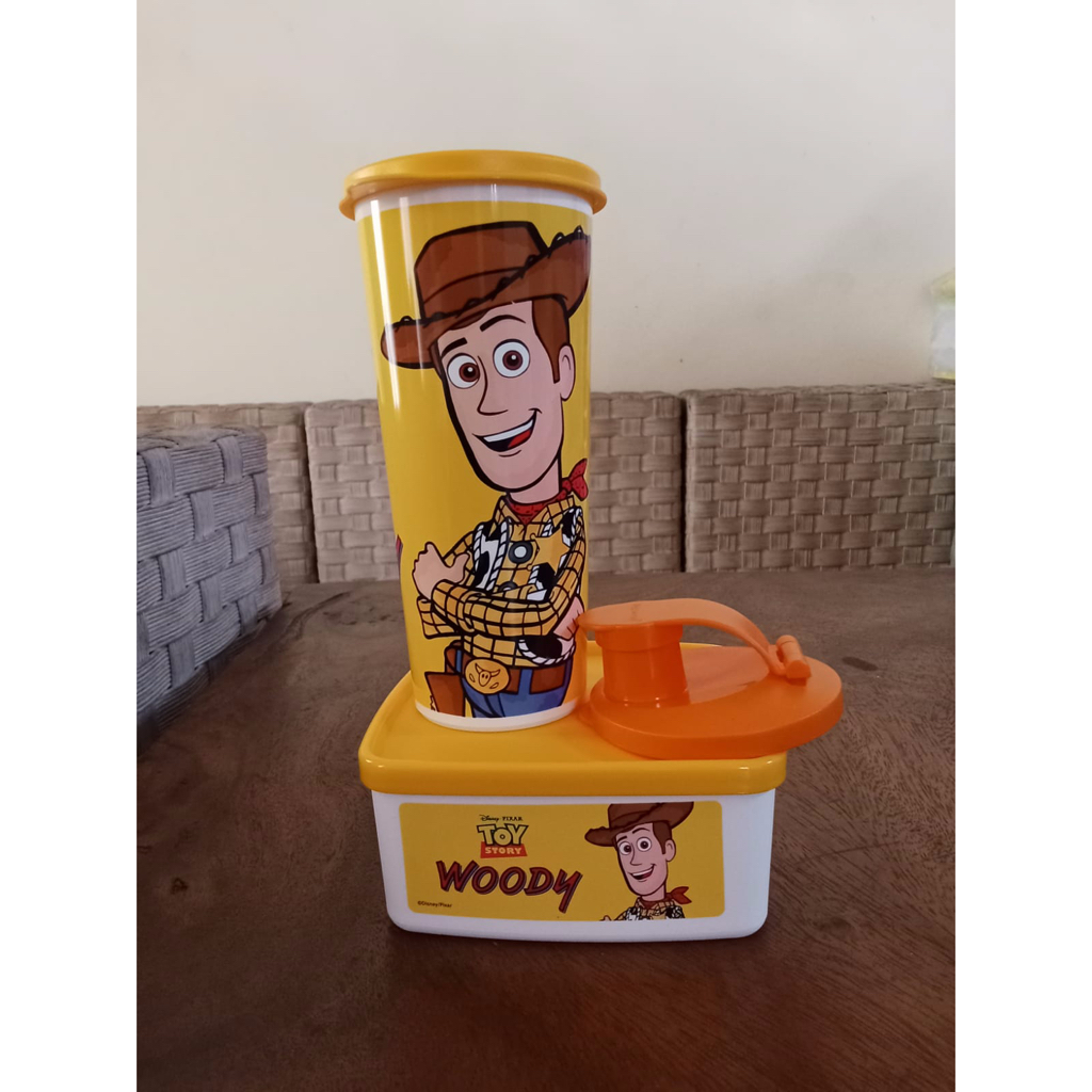 Jual Tempat Makan Anak Lucu Tupperware Set Botol Kotak Toy Story Nemo ...