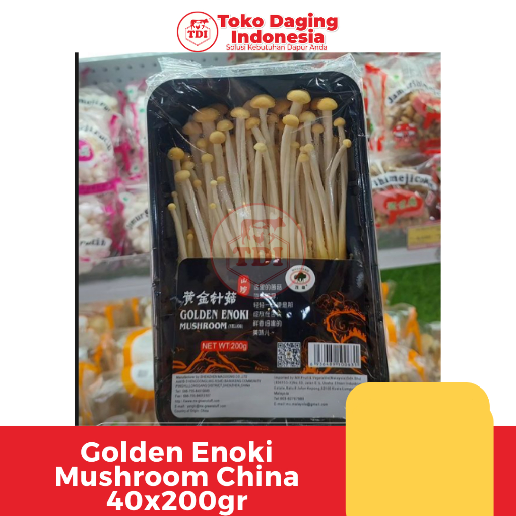 Jual Golden Enoki Mushroom China 40x200gr | Shopee Indonesia