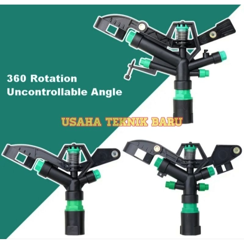 Jual Sprinkler Sprinkle Air Taman Impact Rain Gun 1inchSPRINKLER GUN ...