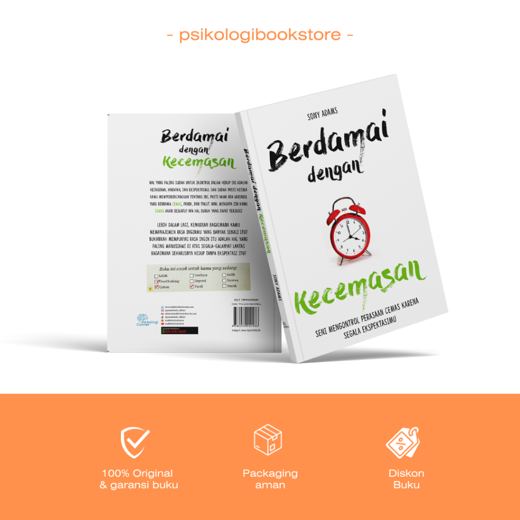 Jual Berdamai Dengan Kecemasan: Seni Mengontrol Perasaan Cemas Karena ...