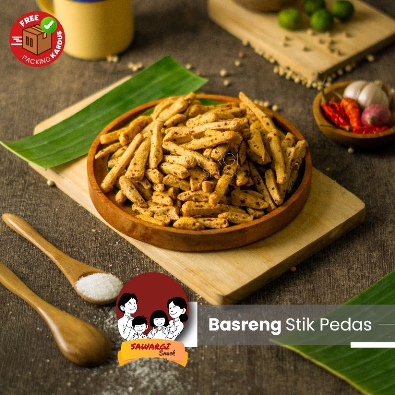 Jual SAWARGI Snack - Basreng Stik 500 gram | Shopee Indonesia