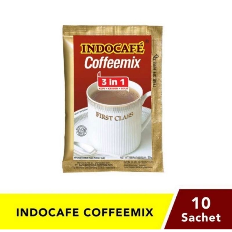 Jual Indocafe Coffeemix 3 in 1 (Renceng ) / Kopi Mix / Kopi Instant ...