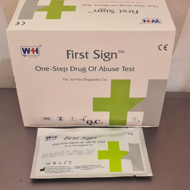 Jual Drug Test Narkoba 6 Parameter First Sign AKL Isi 25 Alat Tes ...