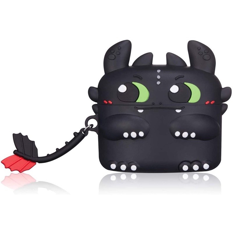Jual Case Airpods Pro Gen 2 Premium Lucu 3D Toothless Baymax Hitam ...