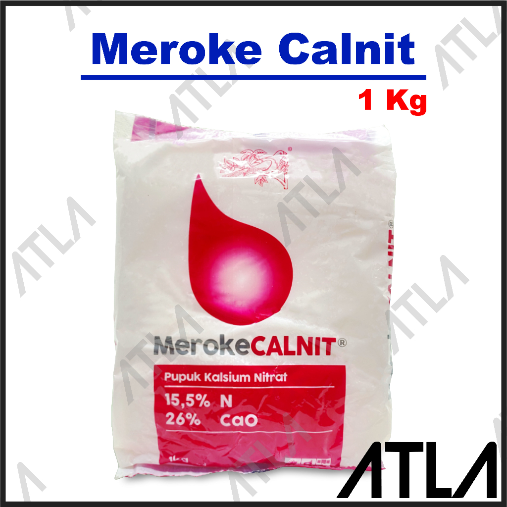 Jual Pupuk Meroke Calnit 1Kg Nutrisi Kalsium Nitrat Hidroponik Grade ...