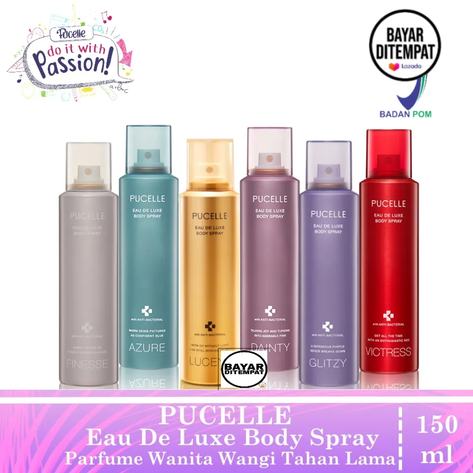 Jual Pucelle Eau De Luxe Body Spray 150 ml | Shopee Indonesia