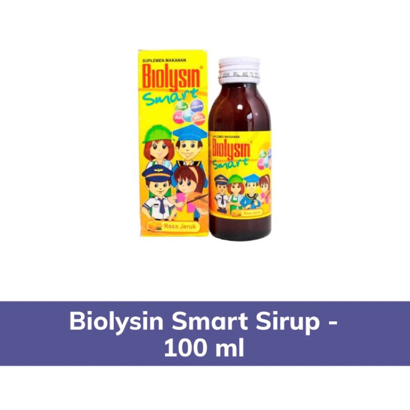 Jual Biolysin Smart Sirup - 100 ml | Shopee Indonesia