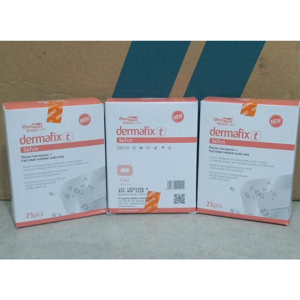 Jual Dermafix T / Plester Transparant Anti Air 5 X 7 cm - Onemed (1 Box ...