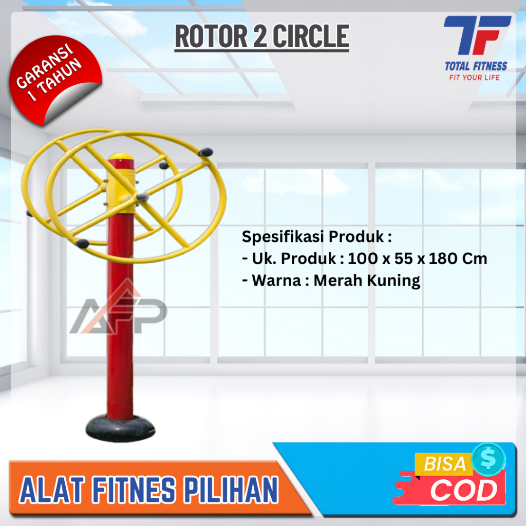 Jual Total Fitness Rotor 2 Circle - Fitness Outdoor, Olahraga Fitnes ...