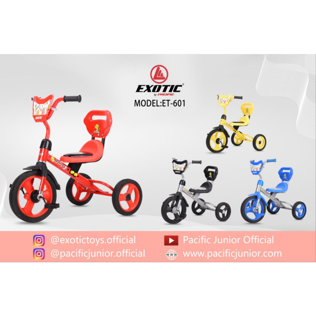 Jual Sepeda Roda tiga AVIATOR AT 101 roda EVA - 601 RODA KARET / bangku ...