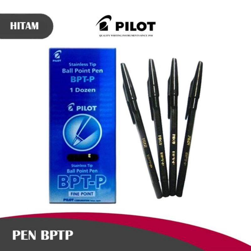 Jual Pulpen Bolpen Bolpoint Pilot BPT - P / BPTP Asli Original (1Pak/Lusin ) | Shopee Indonesia